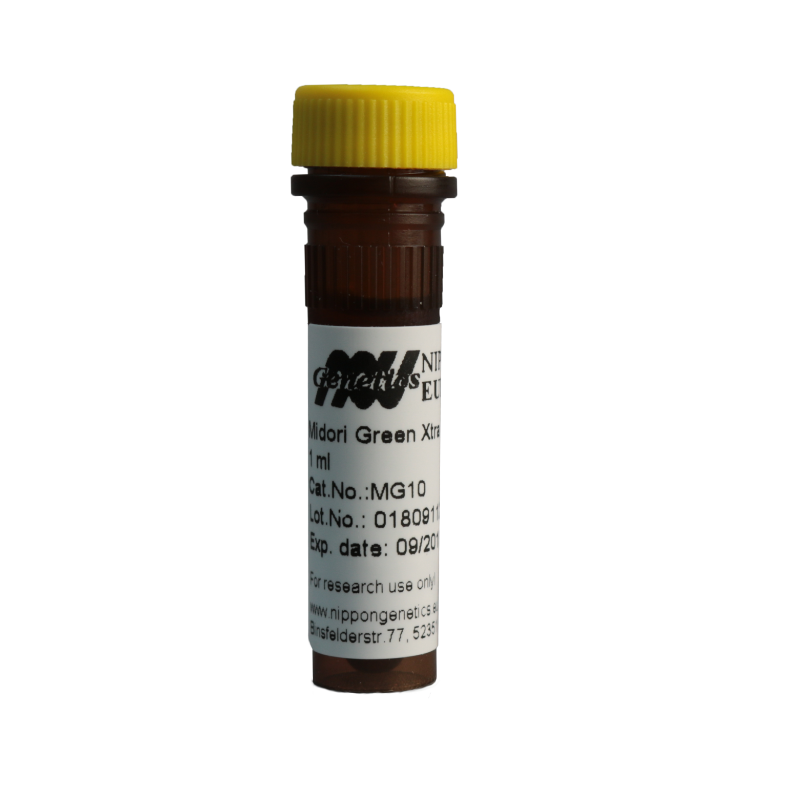 MIDORI Green Advance | Sicherer DNA-Farbstoff | NIPPON Genetics